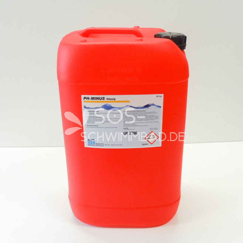 Meranus pH-MINUS flüssig, 25kg Kanister, UN-2796, Schwefelsäure max. , 89,00